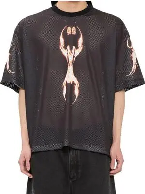 44 LABEL GROUP Perforated Graphic T-shirt - No