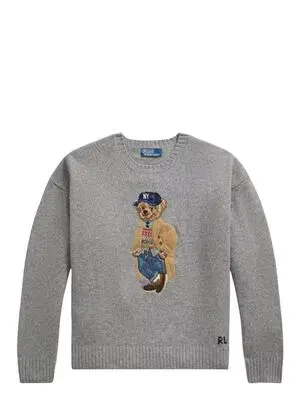 Polo Ralph Lauren Bear Wool Pullover - Grey