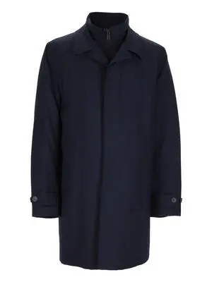 FAY Morning Anti-wrinkle Coat - Blue