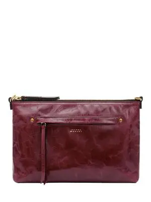 Isabel Marant Étoile Logo Printed Shoulder Bag - Red