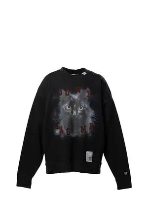 Mihara Yasuhiro Printed Long-sleeve Sweatshirt - Black