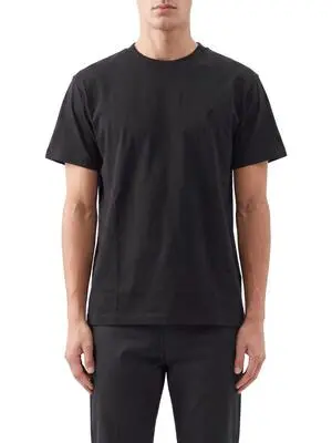 JIL SANDER Set Of 3 Short-sleeved Cotton T-shirts - Black
