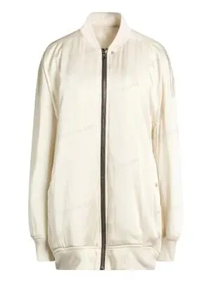 RICK OWENS Rick Owens Minimalist Satin Bomber Jacket