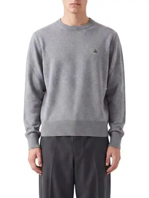 VIVIENNE WESTWOOD Cotton Cashmere Jumper - Grey