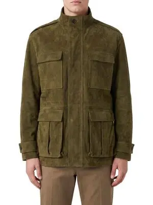 SALVATORE FERRAGAMO Ferragamo Suede Field Jacket