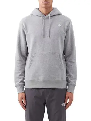 The North Face Cotton-blend Hoodie With Embroidered Logo - Grey