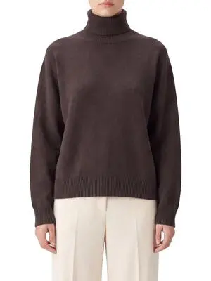 Brunello Cucinelli Brunello Cucinelli Turtleneck Sweater Coffee