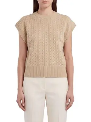 BRUNELLO CUCINELLI Brunello Cucinelli Cable Knit Crewneck Sweater
