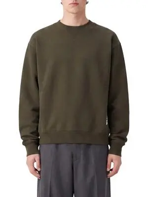 JIL SANDER Logo Sweatshirt - Olive