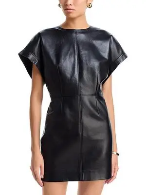 ANINE BING Zelie Mini Dress - Black