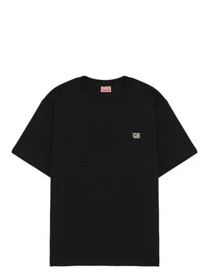 Kenzo Cotton Embroidered Graphic T-shirt - Black