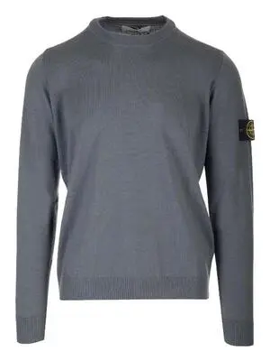 Stone Island Heren Maglia Lead - Grey