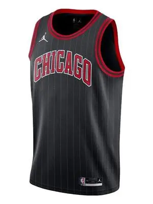 JORDAN Air X Nba Statement Edition 2020 Swingman Jersey 'bulls - Black/red