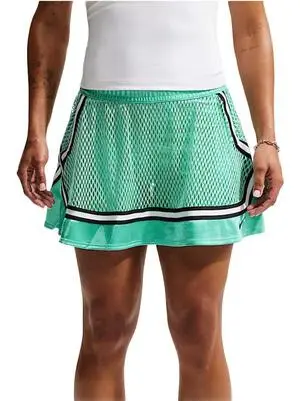 Nike Court Slam High-waisted Skirt - Mint/black