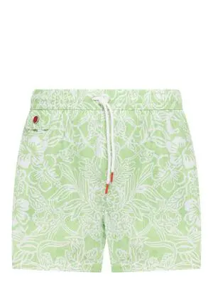 Kiton KITON Technical Fabric Floral Swim Shorts Multicolor