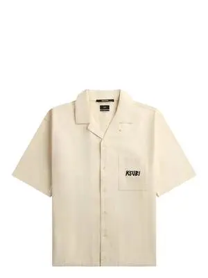 Ksubi Stay Up Diner Short Sleeve Shirt - Ecru