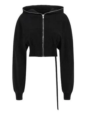Rick Owens Collage Gimp Hoodie - Black