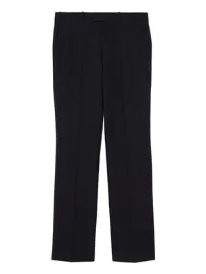 Burberry Wool Sloane Tailored Trousers - Navy