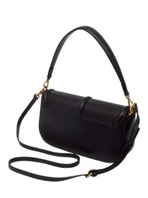 Just Cavalli Snake Logo-plaque Shoulder Bag - Black