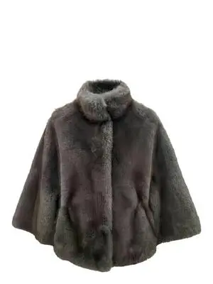 VALENTINI 1972 High-neck Faux-fur Jacket