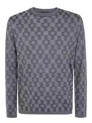 Emporio Armani Virgin-wool Pullover - Grey