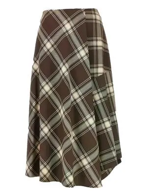 MAX MARA Weekend Max Mara Wool Twill Midi Skirt