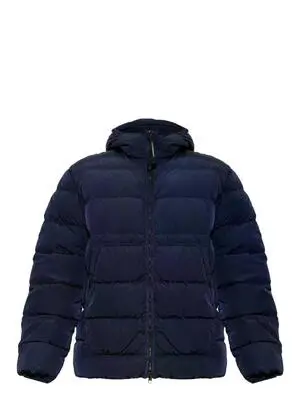 C.P. COMPANY Chrome-r Goggle Down Jacket - Blue