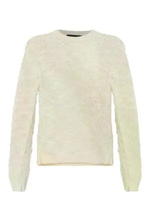 Fabiana Filippi Sequin-embellished Open-knit Sweater - Neutrals