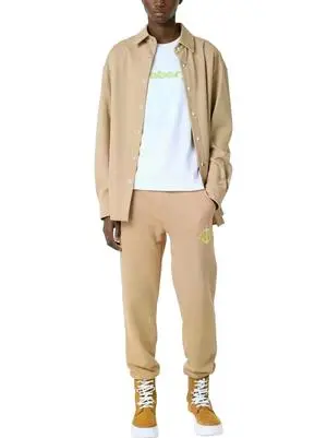 Iceberg Logo-embroidered Drawstring Track Pants - Neutrals