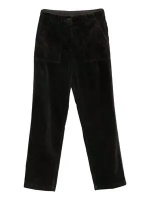 Aspesi Corduroy Patch-pocket Trousers - Black