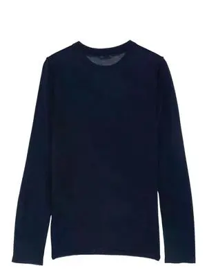 ASPESI Contrast-stitch Long-sleeve Sweater