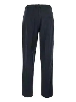 TELA Pressed-crease Tailored Trousers - Blue