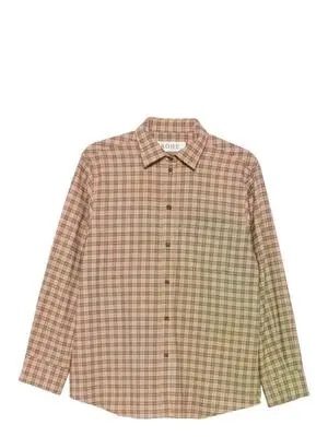 RÓHE Róhe Check-Print Classic Fit Shirt
