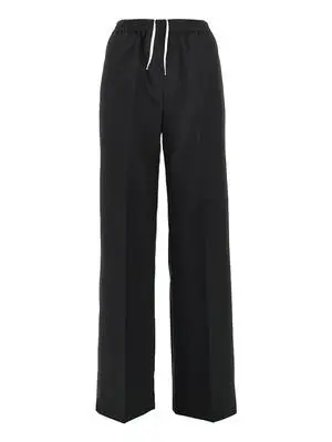 Max Mara Drawstring Trousers - Black