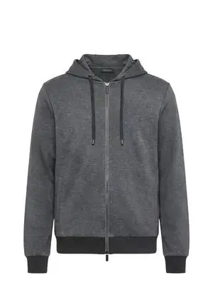 Peserico Zip-up Hoodie - Grey