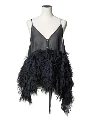 MULLER OF YOSHIOKUBO Canopy Tulle Blouse - Neutrals