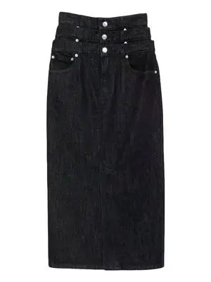 Viktor & Rolf Triple-layer Denim Skirt - Blue