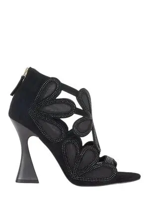 KAT MACONIE Rosh Crystal-embellished Sandals - Black