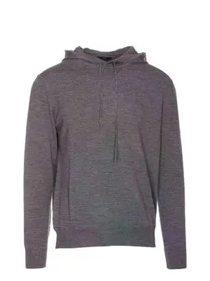 HOSIO HOSIO Drawstring Knit Hoodie