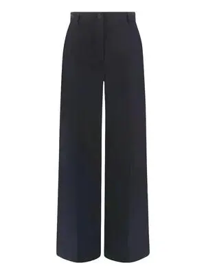 Paul & Shark Stretch-twill Palazzo Pants - Blue