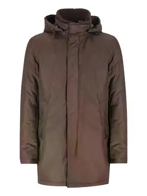 Herno Hooded Padded Jacket - Brown