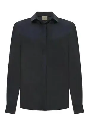 Paul & Shark Silk Twill Shirt - Blue