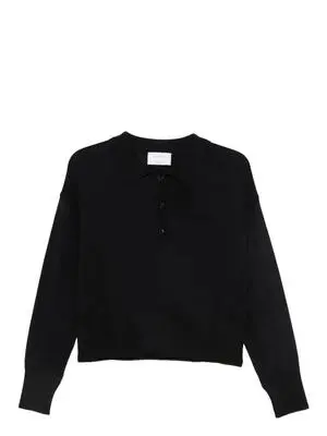 DANIELE FIESOLI Daniele Fiesoli Merino Wool Long-Sleeve Polo Shirt