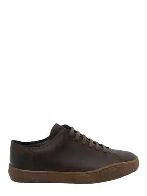 Camper Peu Terreno Leather Lace-up Low-top Sneakers - Brown