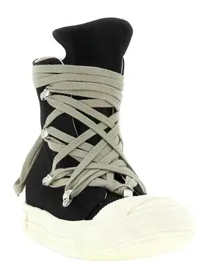 Rick Owens Megalace Sneakers - Black