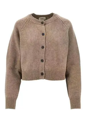 MAX MARA Ribbed-trim Wool Cardigan