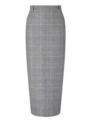 Thom Browne Pencil Midi Skirt - Grey