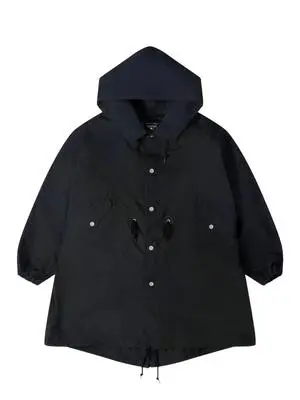 Comme Des Garçons Fishtail Hooded Jacket - Black