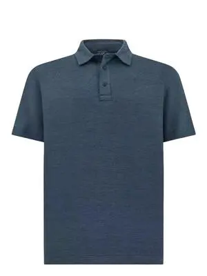 Paul & Shark X-soft Interlock-cotton Polo Shirt - Blue