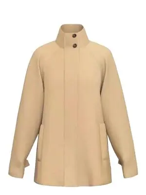EMME EMME High-Neck Raglan-Sleeve Raincoat
